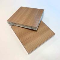 China Artificial Wood Color Aluminum Honeycomb Composite Cladding Panels For Building Decoration for sale