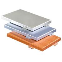 China Commercial Building Eave Covered By Aluminum Cladding Panels With Custom Designs for sale