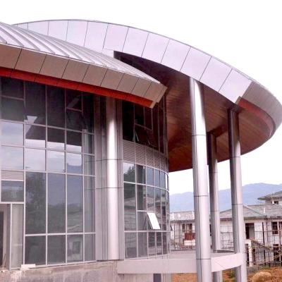 China 2.5mm Or 3mm Customized Aluminum Cladding Panels For Making Building Eaves Or Canopy for sale