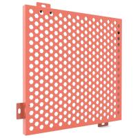 China Perforated Aluminum Cladding Panels 2mm Thick for Curtain Wall Facade Decoration for sale