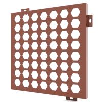 China Perforated Aluminum Cladding Panels 2mm Thickness for Curtain Wall Ceiling Decoration for sale