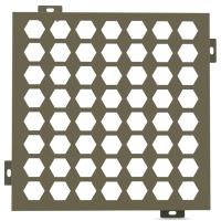 China Anti-UV Perforated Aluminum Cladding Panels 2mm Thickness for Curtain Wall Ceiling Decoration for sale