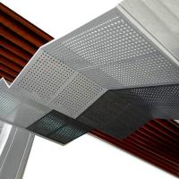 China Anti-UV Perforated Aluminum Cladding Panels 2mm Thickness for Curtain Wall Ceiling Decoration for sale