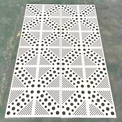 China 1.5mm To 5.0mm Perforated Aluminium Cladding Panels For Architectural Facade Decoration for sale