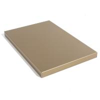 China Natural Copper Brass Color Aluminum Honeycomb Composite Panel 5mm 200mm for Building Facade for sale