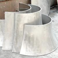 China Custom Aluminum Curved Wall Panels 2.0mm Thickness for Building Decoration for sale