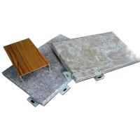 China Exterior And Interior Aluminum Wall  Cladding Panel With Stone Color For Building Decoration for sale