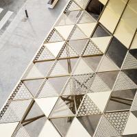 China Custom Perforated Aluminum Sheets 1.5mm to 4.0mm for Facade Cladding with PVDF Coating for sale