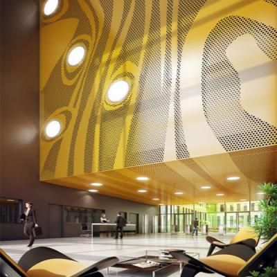 China A3003 A1100 Perforated Aluminum Sheets 2.71kg/m² High Corrosion Resistance for Curtain Wall Cladding Decoration for sale