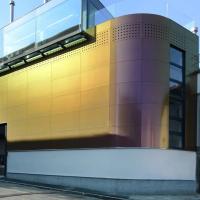 China Perforated Aluminum Sheet 1.5mm-4.5mm Anodized or Powder Coated for Curtain Wall Cladding for sale