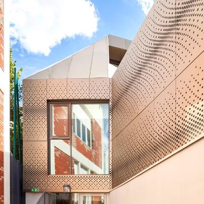 China A1100 A3003 Aluminium Panels Flat Curved Or Hyperboilc Surfaces For Facade Decoration for sale