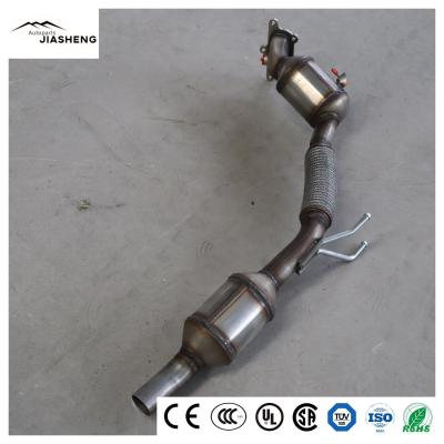 China Volkswagen Jetta Euro V Catalytic Converter 409 Stainless Steel Direct Fit Exhaust Catalyst for sale