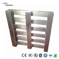 China Heavy Duty 4 Way Steel Pallet 1100x1100mm 2000kg Capacity Electrostatic Powder Coated for sale