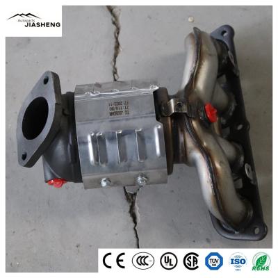 China Hyundai IX35 Branch Pipe Auto Catalytic Converter 409 Stainless Steel Direct Fit for sale