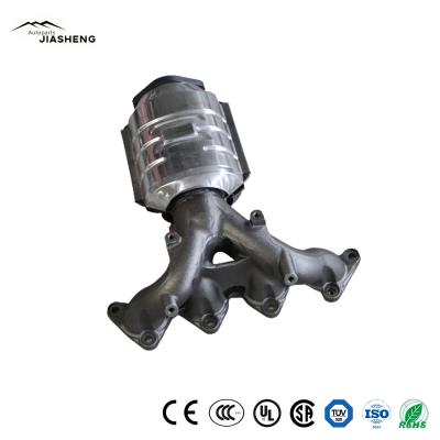 China Hyundai Elantra Universal Catalytic Converter 409 Stainless Steel Petrol Engine Exhaust System for sale