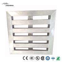 China Anti Static Aluminium Pallet 1100x1100mm Four Way Entry for Food Industry Rust Proof for sale