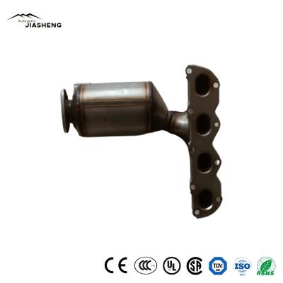 China Volkswagen Lavida Euro 5 Euro 4 Catalyst Carrier Assembly Auto Catalytic Converter 409 Stainless Steel for sale