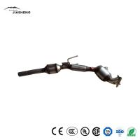 China Direct Fit Exhaust Manifold Catalytic Converter 409 Stainless Steel for Santana 17 for sale