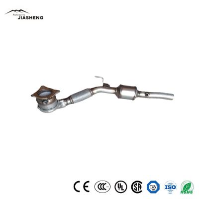 China Volkswagen Passat Euro V Metallic Catalytic Converter 409 Stainless Steel Direct Fit Exhaust Catalyst for sale