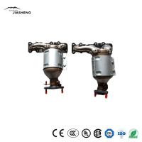 China Ford Explorer Euro V Metallic Catalytic Converter 409 Stainless Steel Direct Fit Exhaust Catalyst for sale