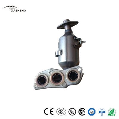 China Byd F0 Direct Fit Catalytic Converter 409 Stainless Steel Petrol Engine Exhaust for sale