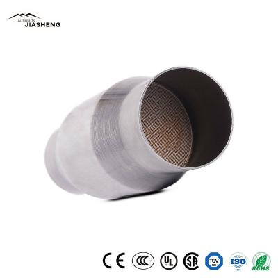 China 3 Inch Inlet Outlet Universal Fit Catalytic Converter 409 Stainless Steel Direct Fit Exhaust Manifold Catalyst for sale