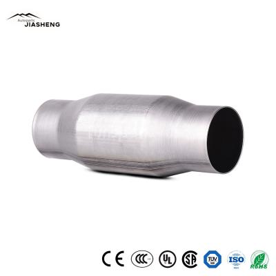 China 3 Inch Inlet Outlet Universal Fit Catalytic Converter Direct Fit 409 Stainless Steel for Automotive Exhaust System for sale