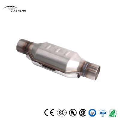 China 2.5 Inch Universal Catalytic Converter 409 Stainless Steel Auto Exhaust for Petrol Engines for sale