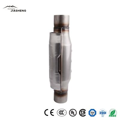 China 2.5 Inch Universal Catalytic Converter 409 Stainless Steel OEM Quality for Petrol Engines for sale
