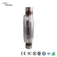China 2.5 Inlet Outlet Universal Catalytic Converter Direct Fit Exhaust 409 Stainless Steel High Performance for sale