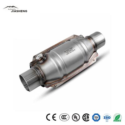 China Universal 2.25 Inlet Outlet Catalytic Converter 409 Stainless Steel for Automotive Exhaust System for sale