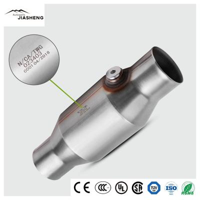 China 2.5 Inch 409 Stainless Steel Catalytic Converter Direct Fit OEM Quality for Petrol Engines for sale