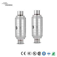 China 2.5 Inch Universal Fit Catalytic Converter 409 Stainless Steel Direct Fit Exhaust Manifold for Petrol Engines for sale