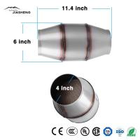 China 4 Inch Inlet Outlet Universal Catalytic Converter 409 Stainless Steel High Quality Exhaust Front Part for Auto for sale