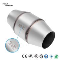 China 4 Inch Inlet Outlet Universal Catalytic Converter 409 Stainless Steel OEM Quality for Petrol Engines for sale