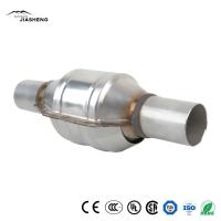 China Universal 2 Inch Weld On Inlet Outlet High Quality Exhaust Auto Catalytic Converter 409 Stainless Steel for sale