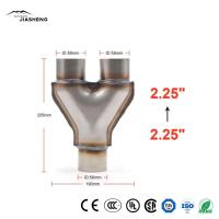 China Y-Shaped Three-Way Exhaust Pipe 409 Stainless Steel Catalytic Converter for Automotive Exhaust System for sale