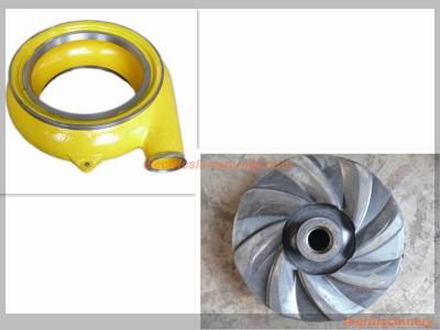 China High Abrasive Slurry Pump Spare Part Horizontal Type Wear Resistant Material for sale