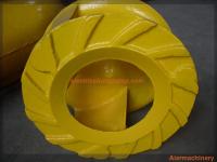 China Wear Resistant Centrifugal Slurry Pump Impeller High Chrome cast iron, rubber parts for sale
