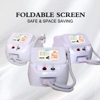 China Triple Wave Portable Laser Hair Removal Machine For Salon Clinic English Language Option for sale