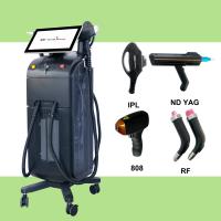 China Three Wavelengths 808nm Diode Laser Permanent Hair Removal Machine Stationary Style for sale