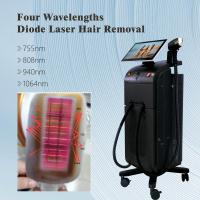 China Triple Wavelengths Diode Laser Hair Removal Machine For Commercial for sale