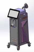 China Medical Grade Titanium Diode Laser Hair Removal Machine 4 Waves for sale