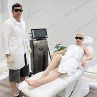 China 810nm 808nm Diode Ice Laser Machine 3 Wave For Skin Tightening / Pore Remover for sale
