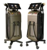 China XL Ice Titanium 808 810nm Diode Trio Laser Hair Removal Q Switch ND YAG Laser Tattoo Removal for sale