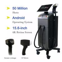 China Detail Training 15 Inch 4 Wavelength Diode Laser Hair Removal Device With Touch Screen for sale