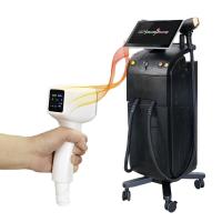 China 4K Screen Update Titanium / 1600W Triple Wavelength Laser Diodo For Permanent Hair Removal for sale