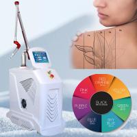 China 4 Wavelengths Nd YAG Q Switch Laser Machine Tattoo Removal Stationary Style for sale