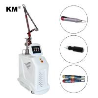 China 4 Wavelengths Nd YAG Q Switch Laser Machine Tattoo Removal Stationary Style for sale