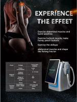 China 300us EMS Slimming Machine Standing Type High Intensity Focused EMS Body Sculpting Machine for sale